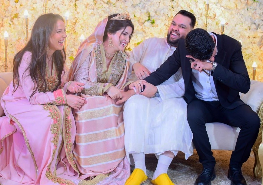 Polémique autour d'une photo de mariage : Oussama Ramzi et Simo Sedrati ...